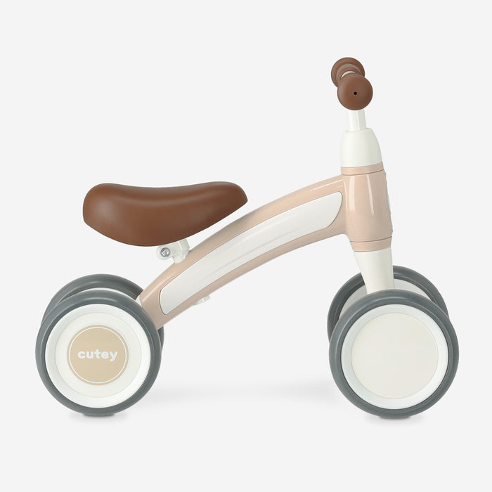 QPlay Cutey beige balance bike - Perfect for first adventures | Mooiys